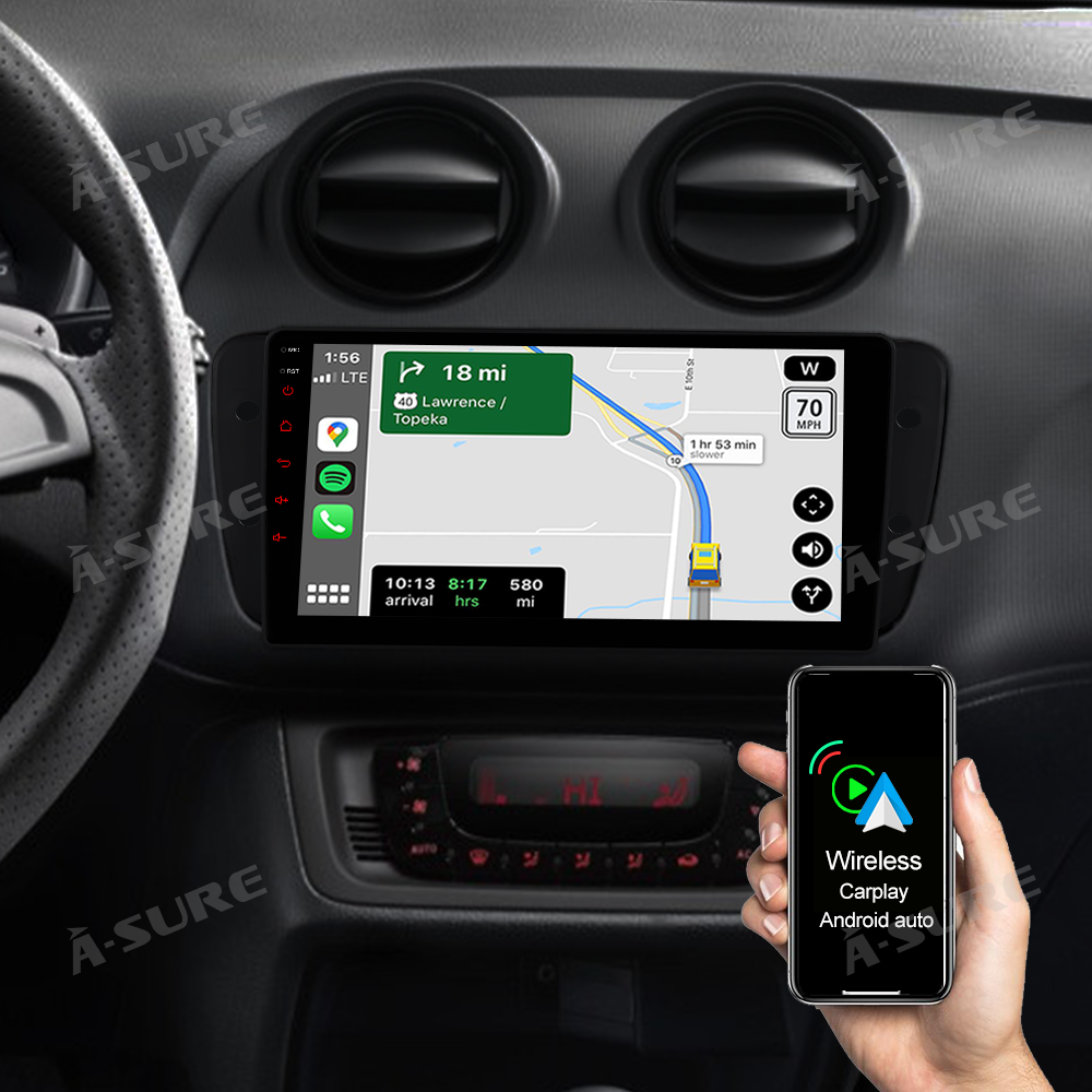 9" 2+32GB Android Wireless Carplay Android Auto GPS Navi Car Radio Ste