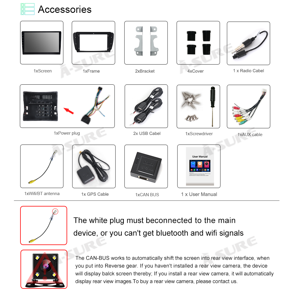 9" 2+32GB Android Wireless Carplay Android Auto GPS Navi Car Radio Ste